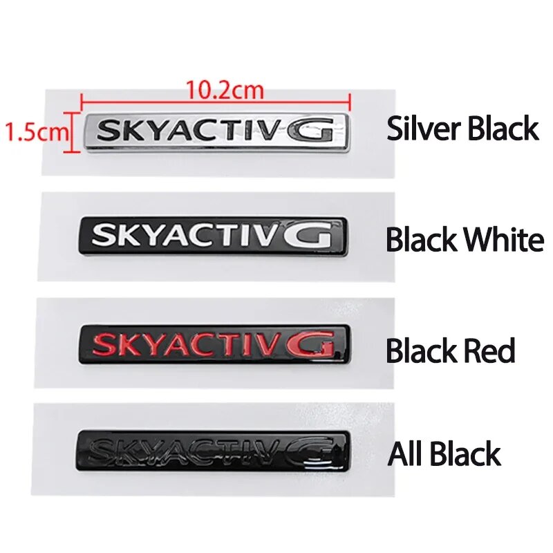 Эмблема SKYACTIV G Black White для Mazda