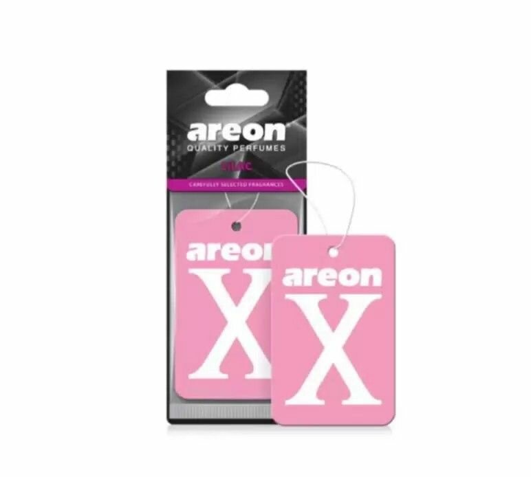 Ароматизатор подвес картон (Areon X VERSION) Розово сиреневый