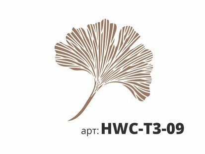 Трафарет Виниловый STMDECOR лист лотоса HWC-T3-09 300*300*0.4 мм.