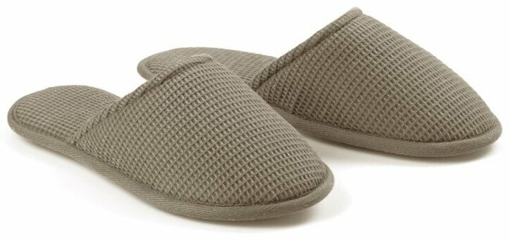 Тапочки Тапочки из хлопка и бамбука унисекс Hamam, Calamus, 42/43, дым (vapour)