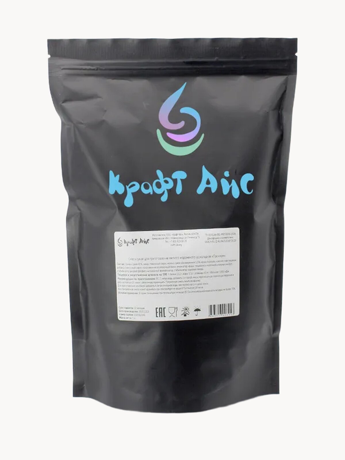 Смесь для мороженого Крафт Айс "Клубника премиум", 200 г, на сливках