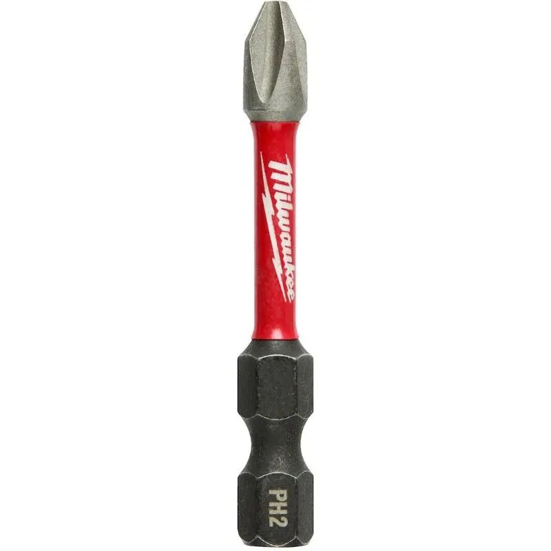 Биты Milwaukee Shockwave IMPACT DUTY для шуруповерта PH2 X 50 мм (10 шт)