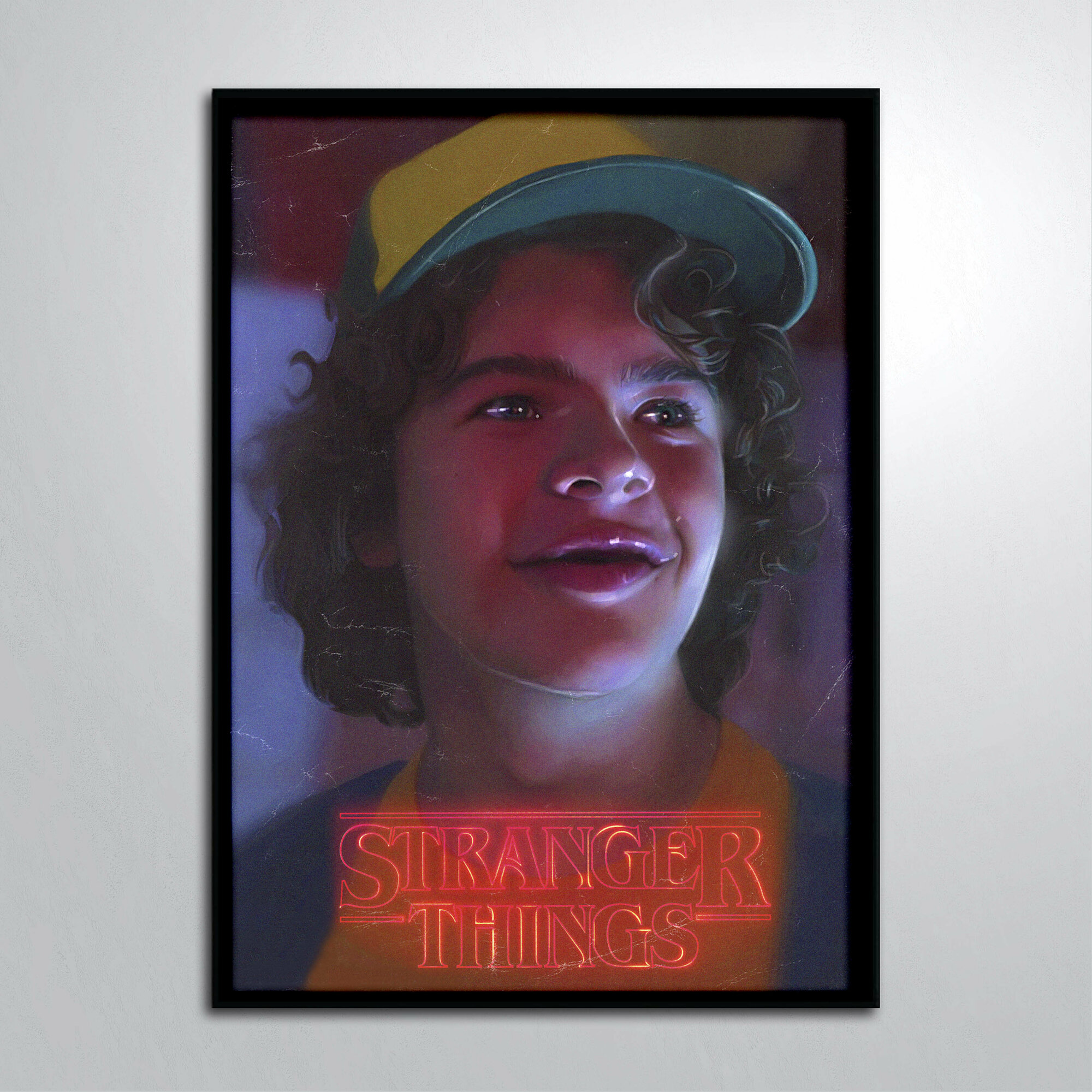 Постер в раме/Очень странные дела Дастин Арт Stranger Things