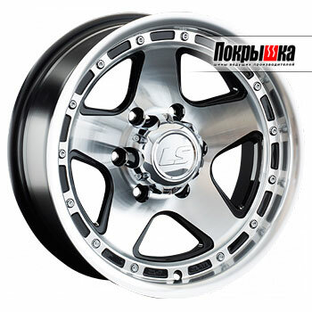 Диски литые LS Wheels LS-870 8.0х15/6х139.7 D106.1 ET-10.0, BKF