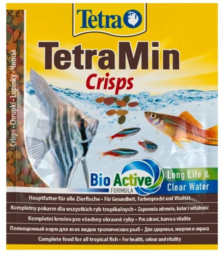 Корм Tetra TetraMin Crisps для всех видов рыб, 12г, 1 шт