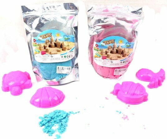 Кинетический песок с формочками 2 шт HT720-14 с 4 лет