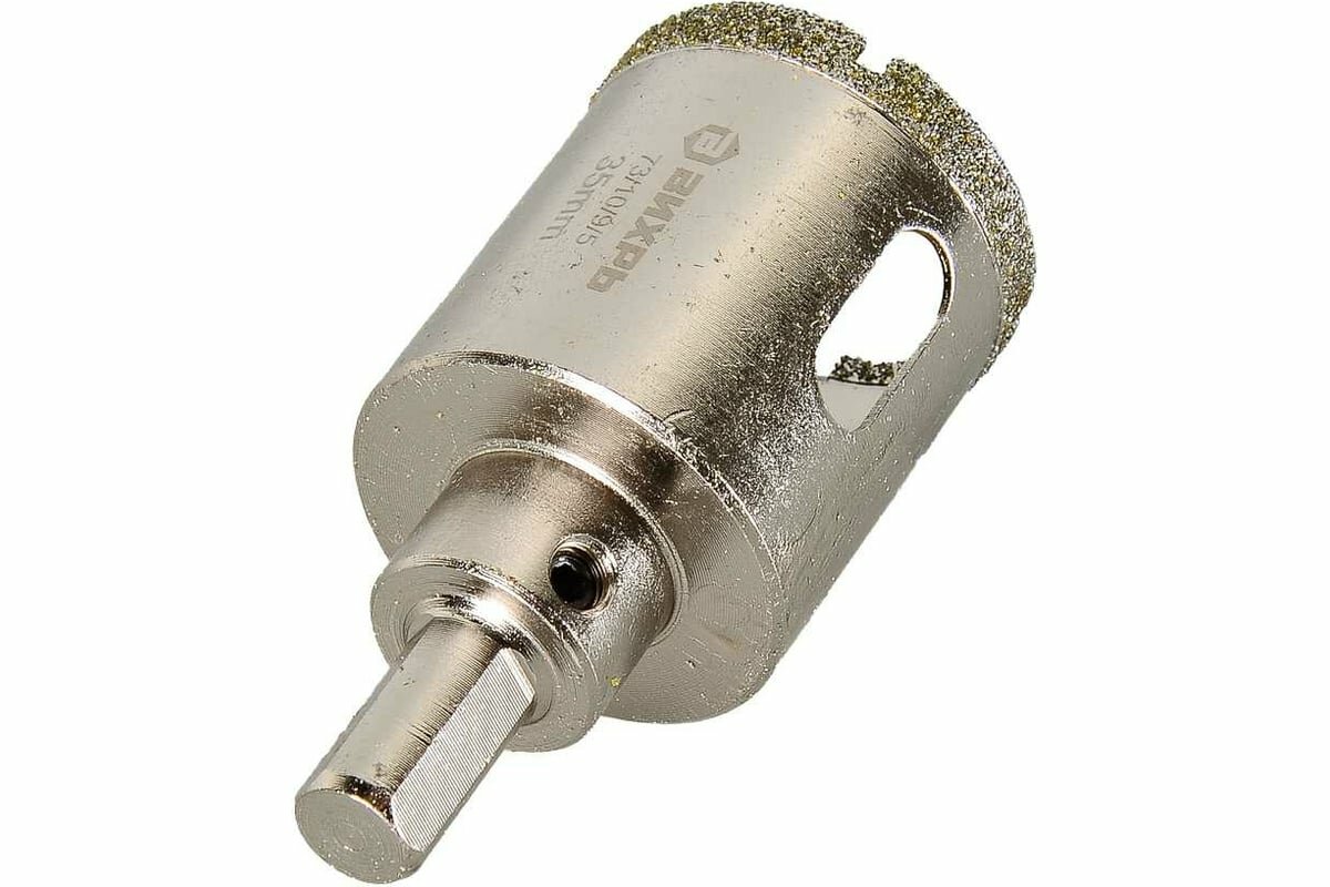 Вихрь алмазная коронка для керамогранита и керамики 35 мм долговечная 73/10/9/5