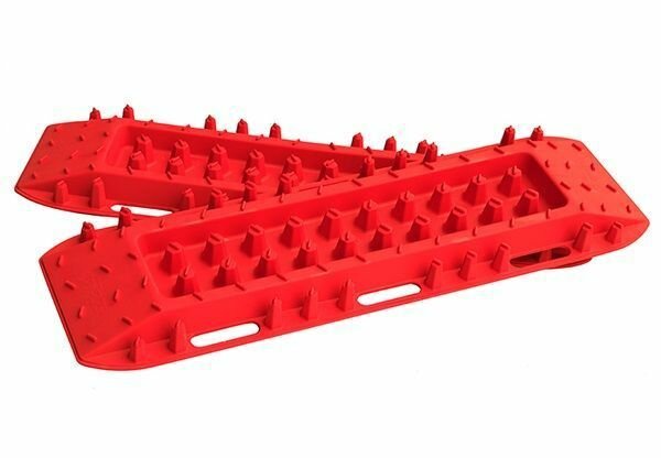 Сэнд траки антипробуксовочные для автомобиля, пластиковые, 120 х 33 см, цвет красный, комплект 2 шт