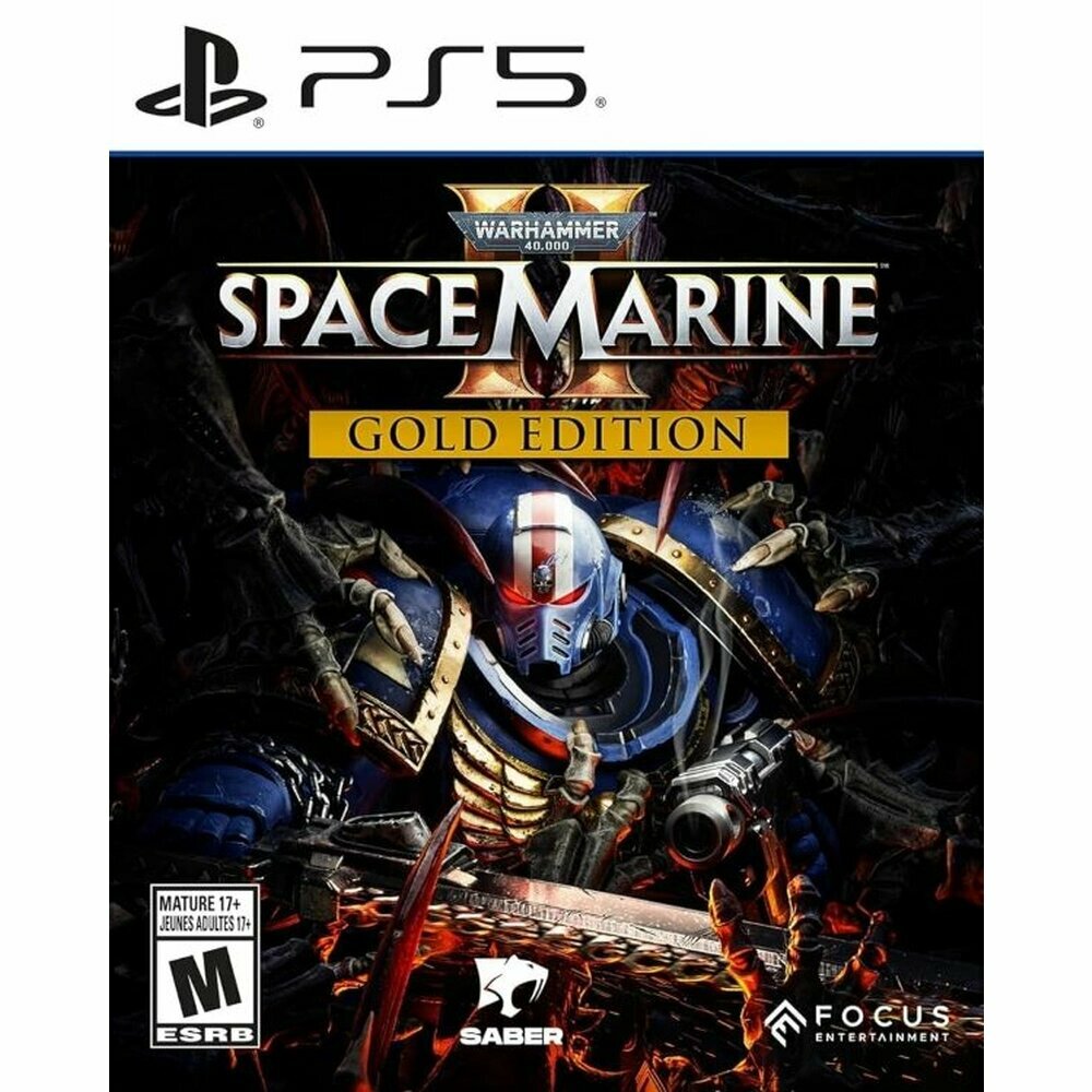 Игра Warhammer 40,000: Space Marine 2 Gold Edition (PS5, русская версия) Saber Interactive Blu-ray диск 18+