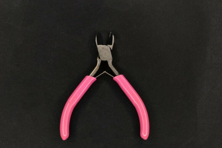 Кусачки, цвет розовый, углеродистая сталь, 110мм, 32-151, 1шт