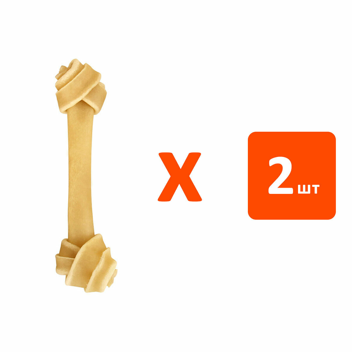 Лакомство TRIOL для собак кость узловая 20 см 10 шт (1 шт х 2)