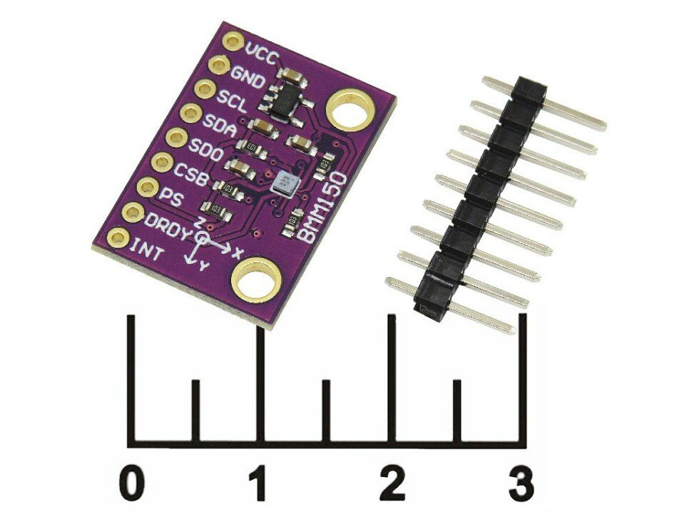 Радиоконструктор Arduino модуль геомагнитного датчика CJMCU-150 (BMM150)