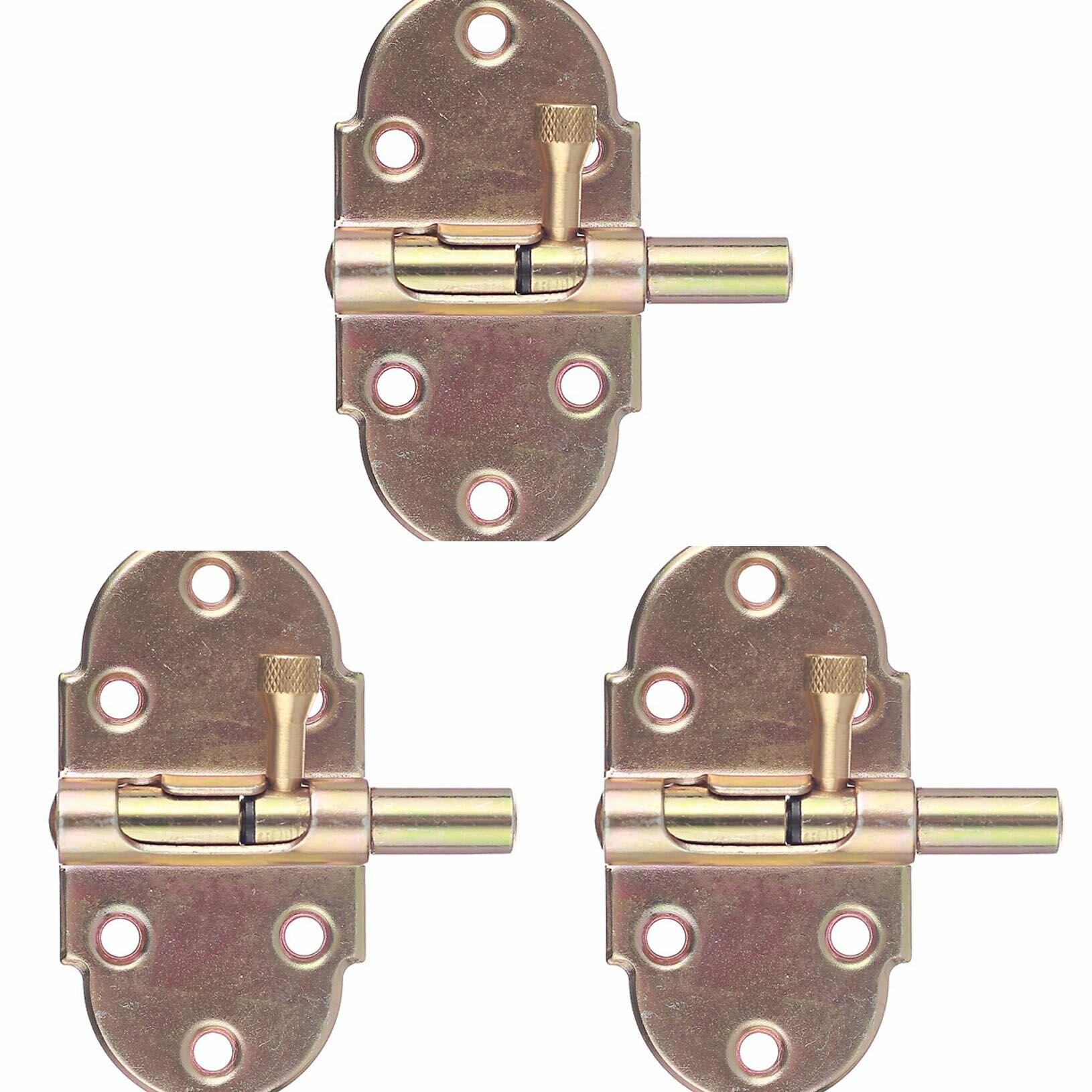 Шпингалет GAH ALBERTS пружинный 60 мм оцинкованный (3 шт.)