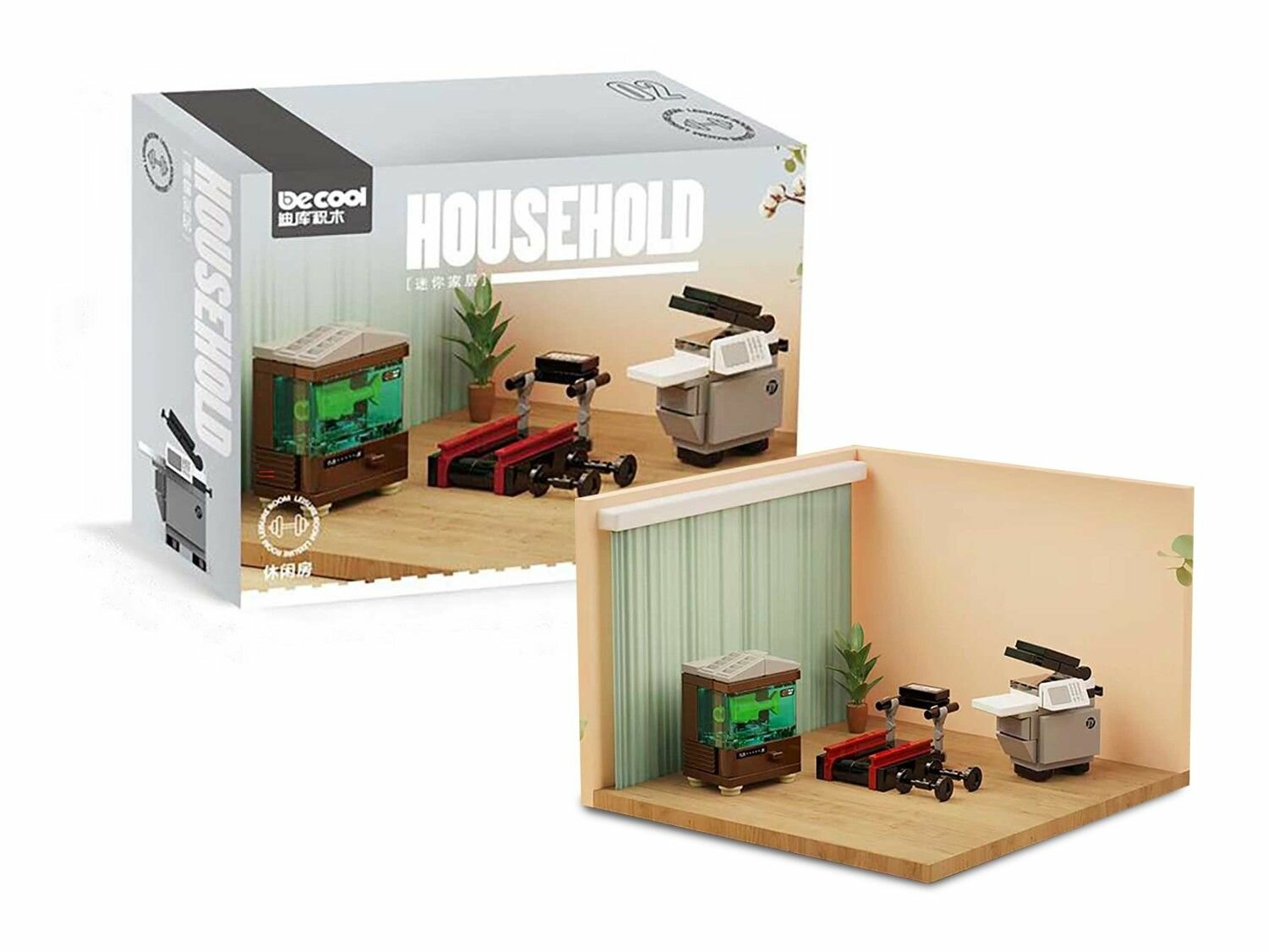 Конструктор Decool Мини Спортзал 55002_02_МК