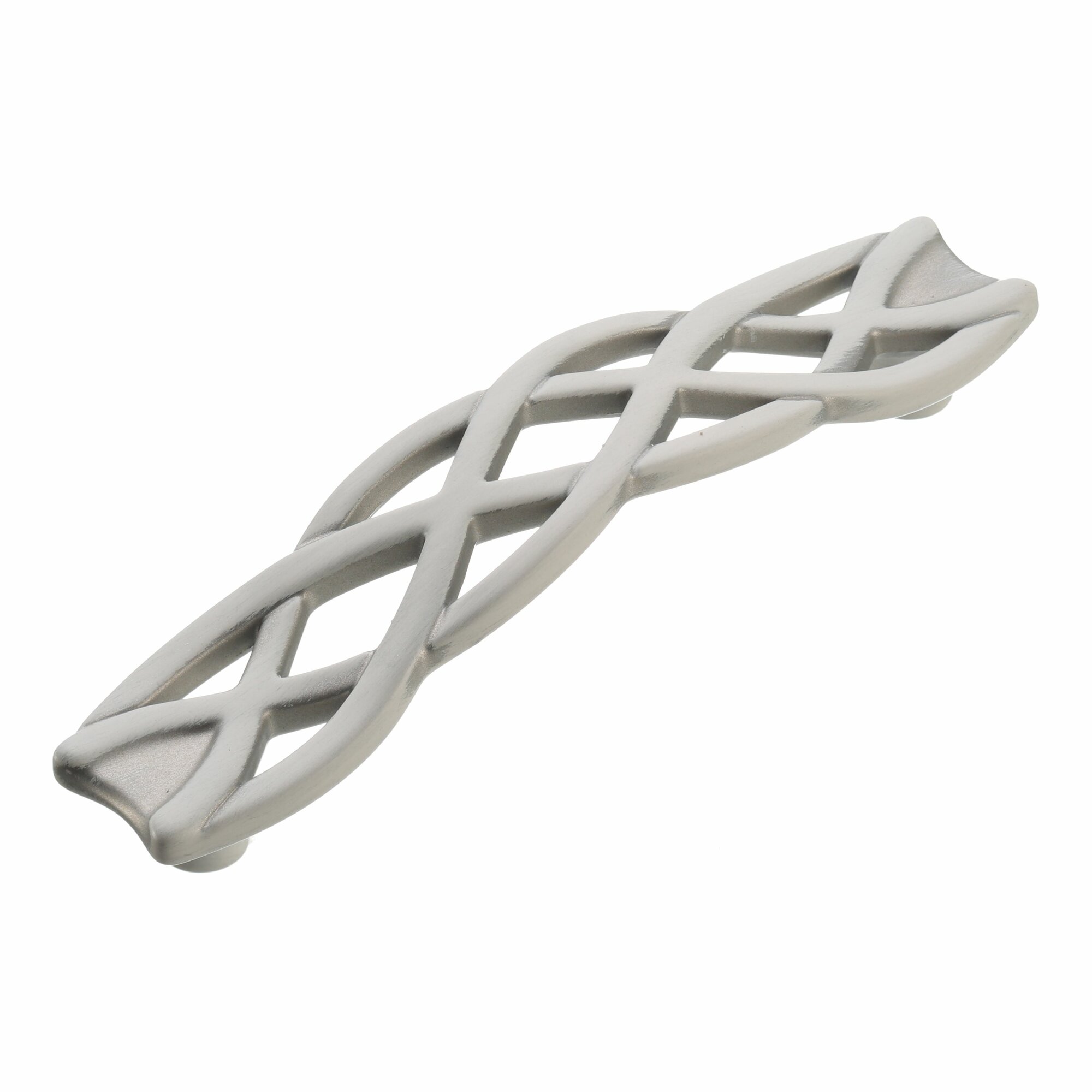 Ручка мебельная скоба GIUSTI LINEA DECOR WMN746.096.00V4 королевское старинное белое серебро