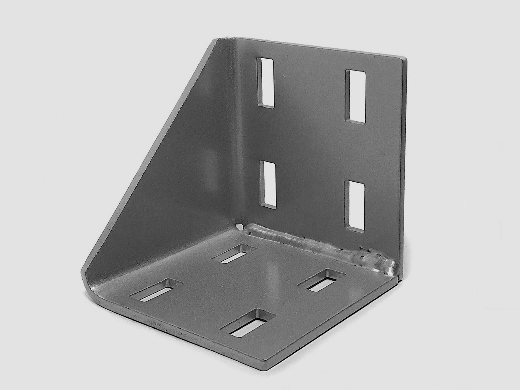 Угловой соединитель стальной 100х100S, паз 10, T46 / 1 шт / соберизавод