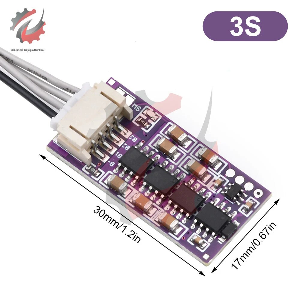 Активный балансир-эквалайзер Aideepen для литий-ионных аккумуляторов 1.5A 3S 1.5A