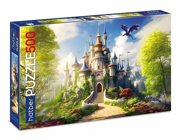 Пазлы 500 деталей. По дороге в замок (Premium) 500ПЗ231374, (Хатбер-М)