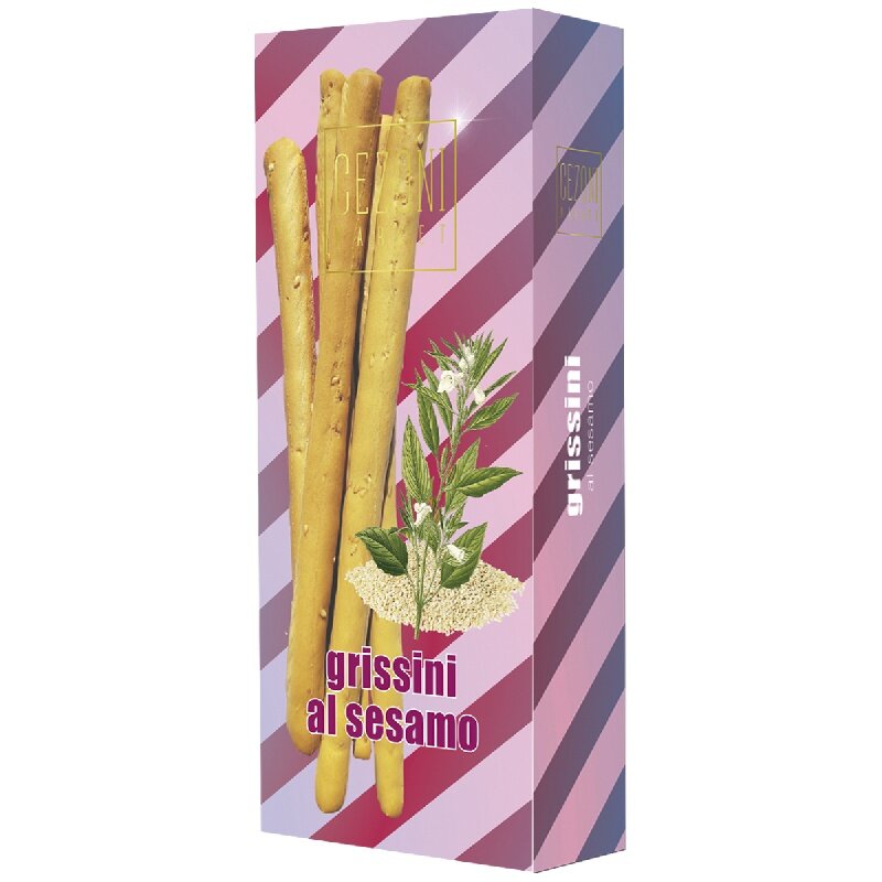Гриссини CEZONI с кунжутом /картон/ 150г*1