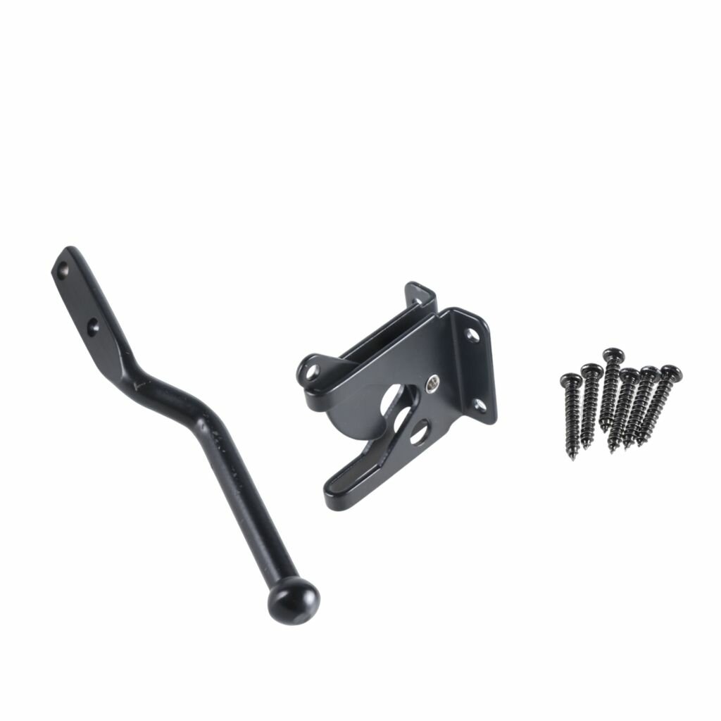 Автоматические задвижки для ворот из черной стали