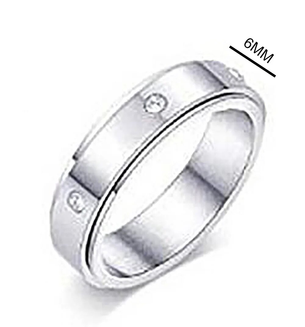 Кольцо тревоги Figet Spinner Rings R00952 Серебряный, R00978, 10