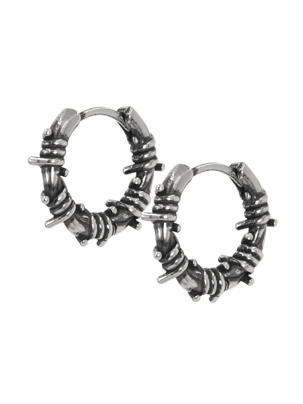 Серьги конго SILVARIE