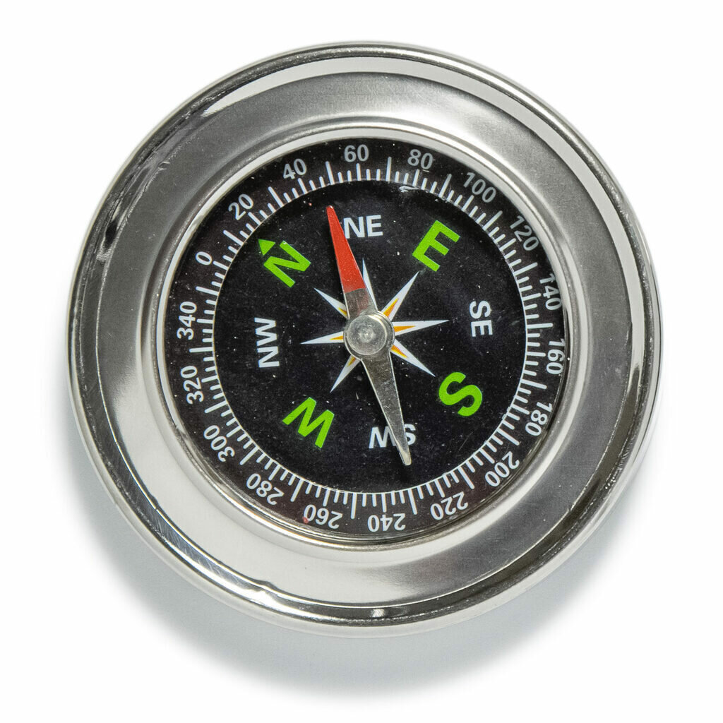 Компас КНР круглый, металлический, 60 мм (206-013)