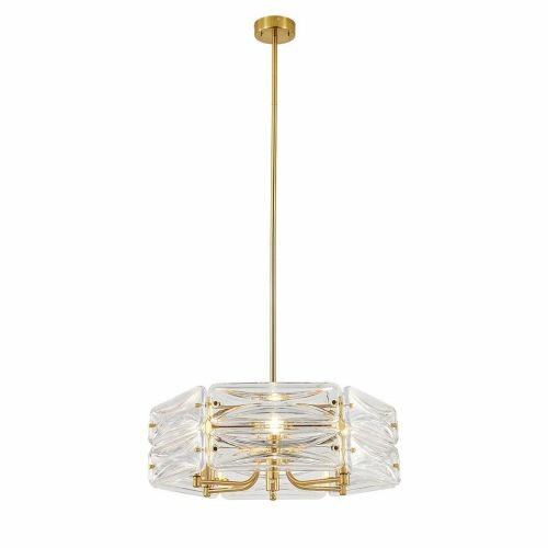 Подвесная люстра Indigo Interior Lighting Indigo Zaffiro V12046/6P Brass V000500