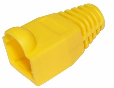 Колпачок изолирующий для разъемов RJ-45, желтый REXANT (100шт)