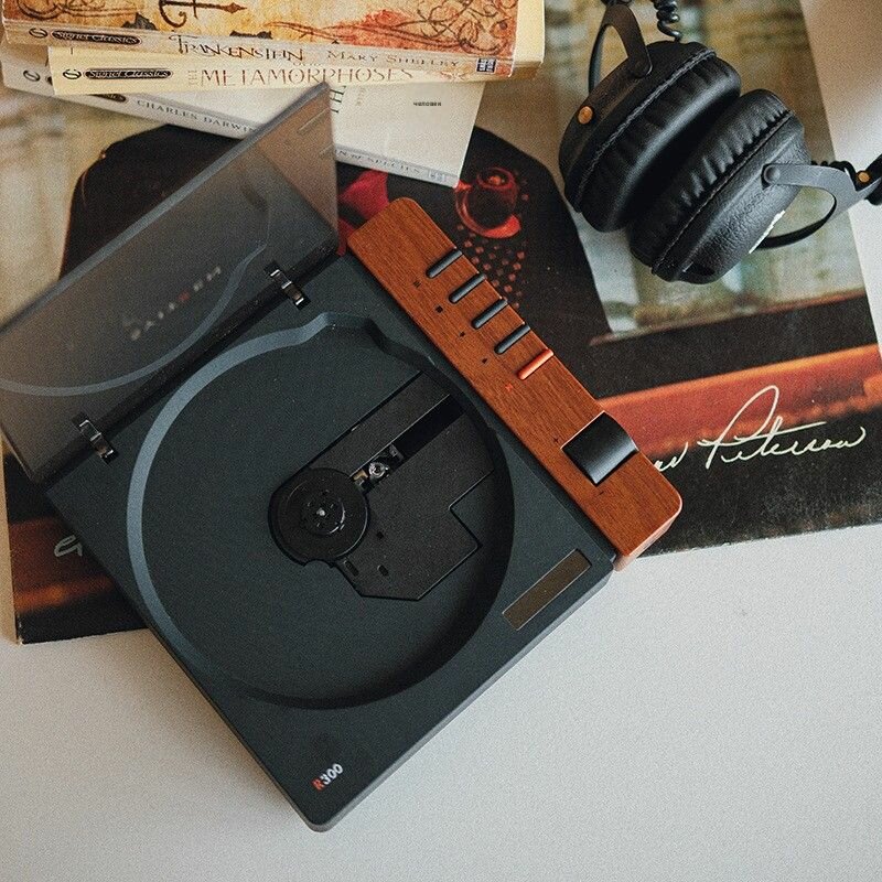 Syitren Saitarin CD-плеер r300 Ретро Высокое качество звука Bluetooth-альбом Портативный настольный музыкальный плеер Walkman