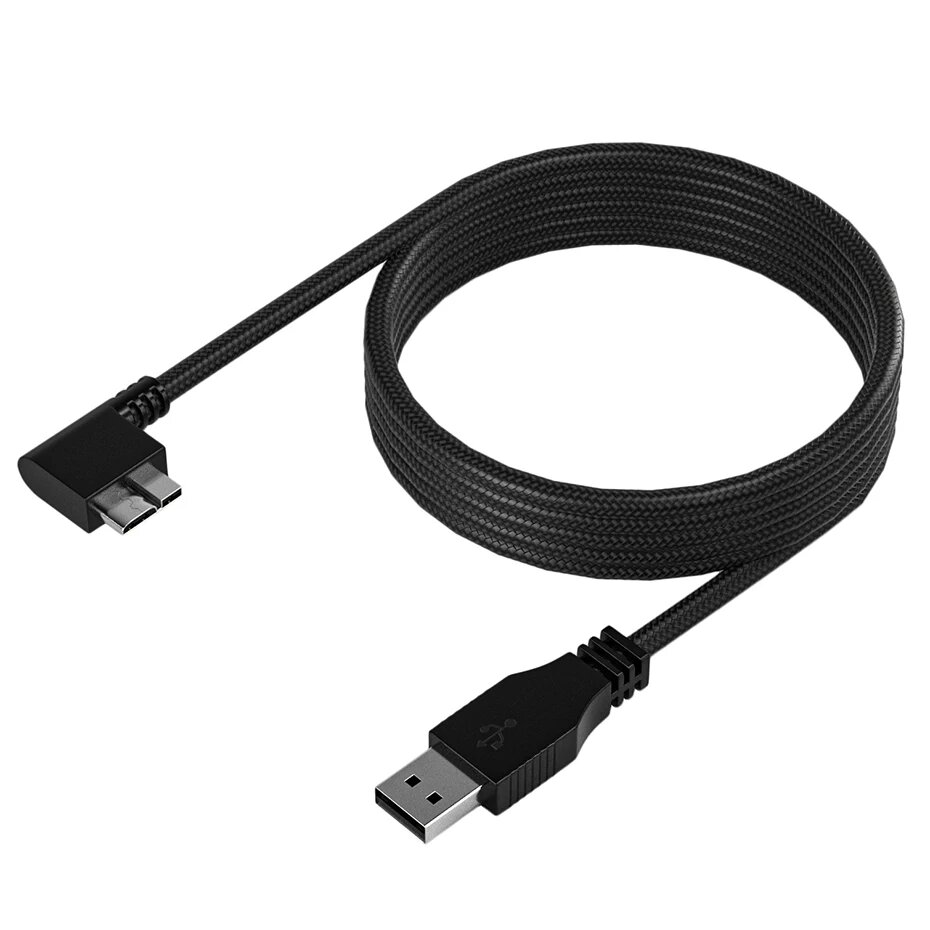 90-градусный кабель USB 3.0 длинный угловой USB 3.0 A-штекер на Micro-B-штекер кабель для передачи данных и зарядки для зеркальной камеры WD Samsung Hard Disk SSD