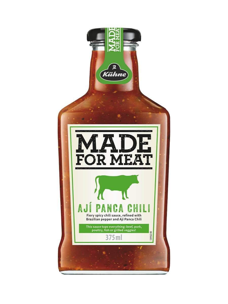 Соус томатный Kuhne Made for Meat Aji Panca Chili с перцем Чили и кинзой, 375мл