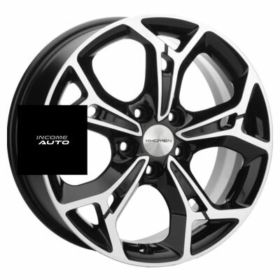 Диск Khomen Wheels KHW1702 (DFM580) 7.0x17 5x110.0 ET45 D67.1 черный