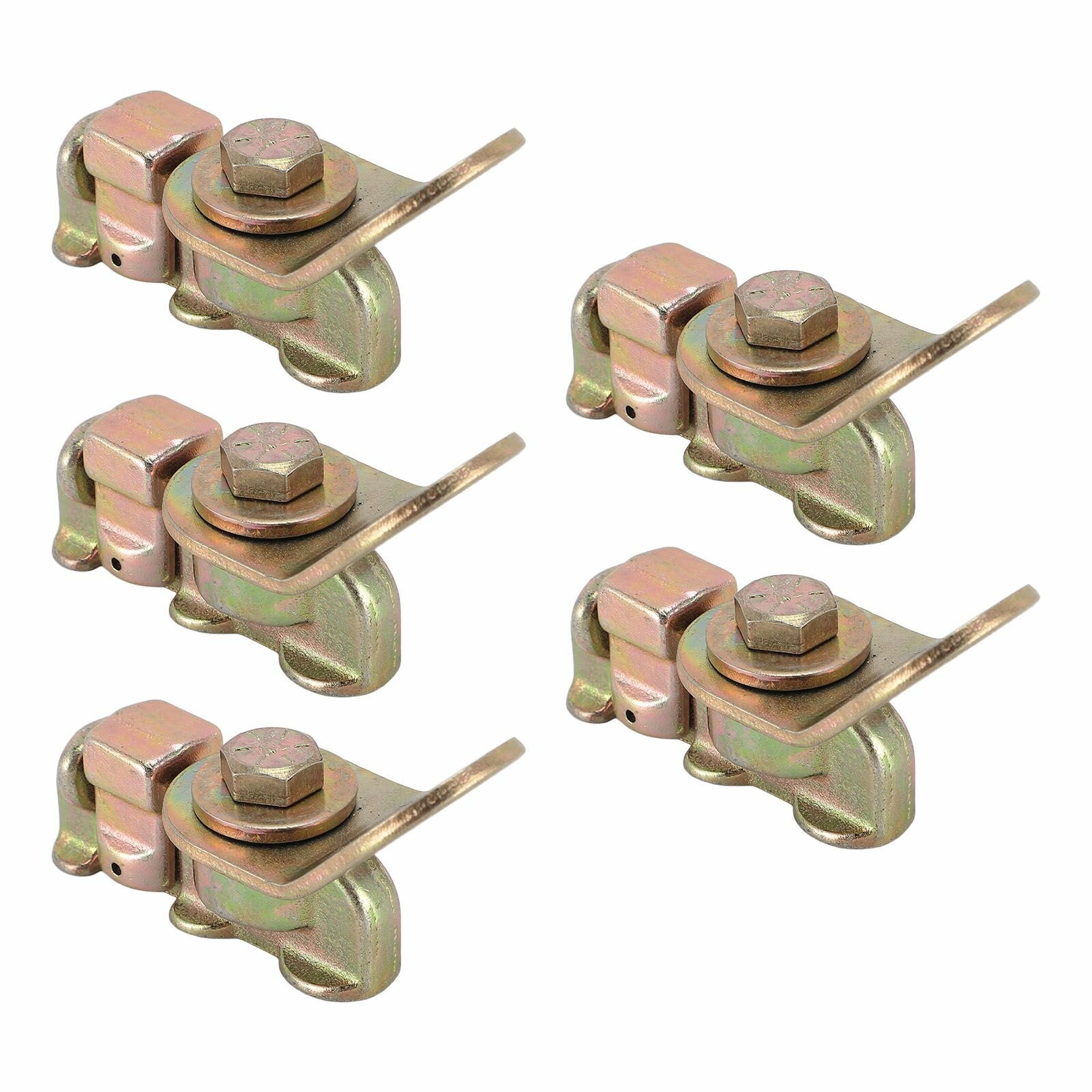 5шт двойные запасные крепления L-образного трека из углеродной стали для грузового контроля в кузове грузовика, трейлера, пикапа и ATV