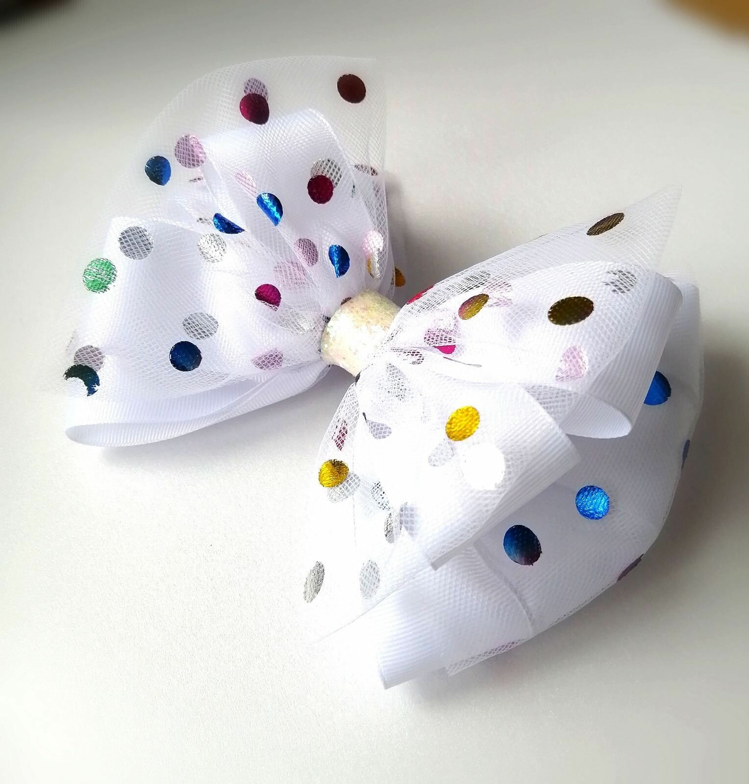 Бант ручной работы к костюму кукла для девочек от 3 до 10 лет