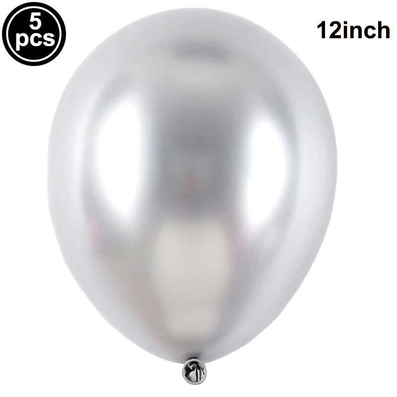 Космические шары с астронавтом 5 шт. Белый, Агат