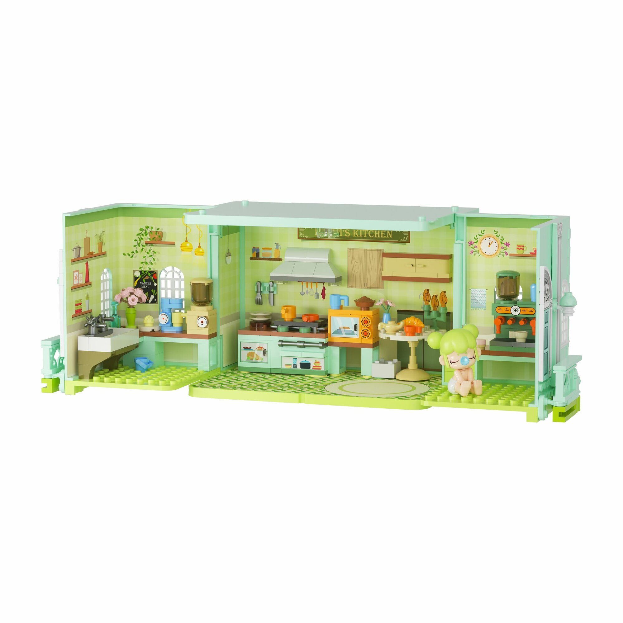 Конструктор JAKI HK135 Домик Нэнси: кухня очаровательной девочки
