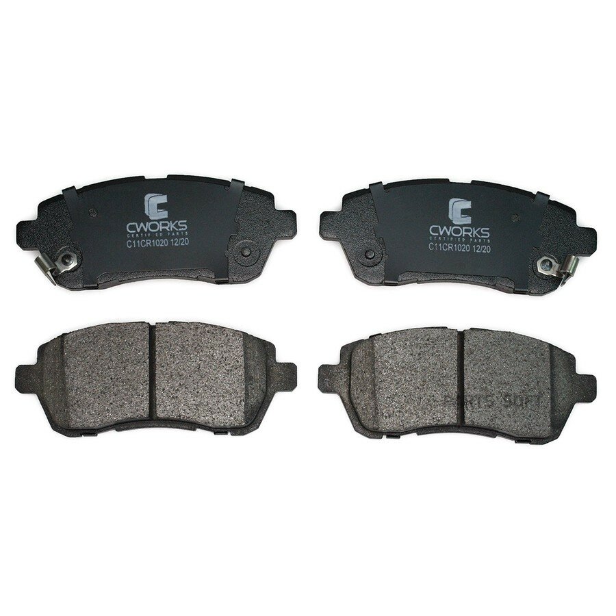 CWORKS Тормозные колодки передние, Low Metallic