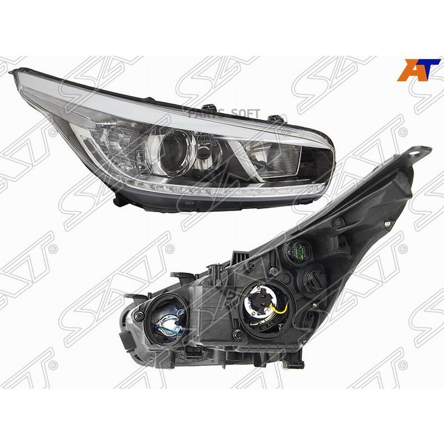 Фара Kia Ceed 12-18 (Спереди/ Справа) от официального дистрибьютора, SAT, артикул ST2231149RMLDEM2