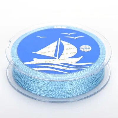 Китайский узел из нейлоновой пряжи для браслета Синий, 37