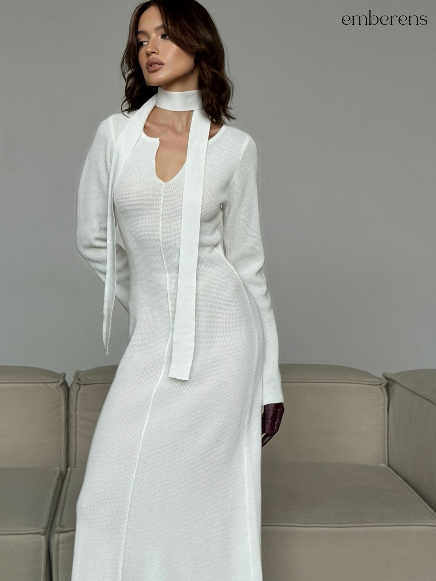 Платье Осень-зима 2025