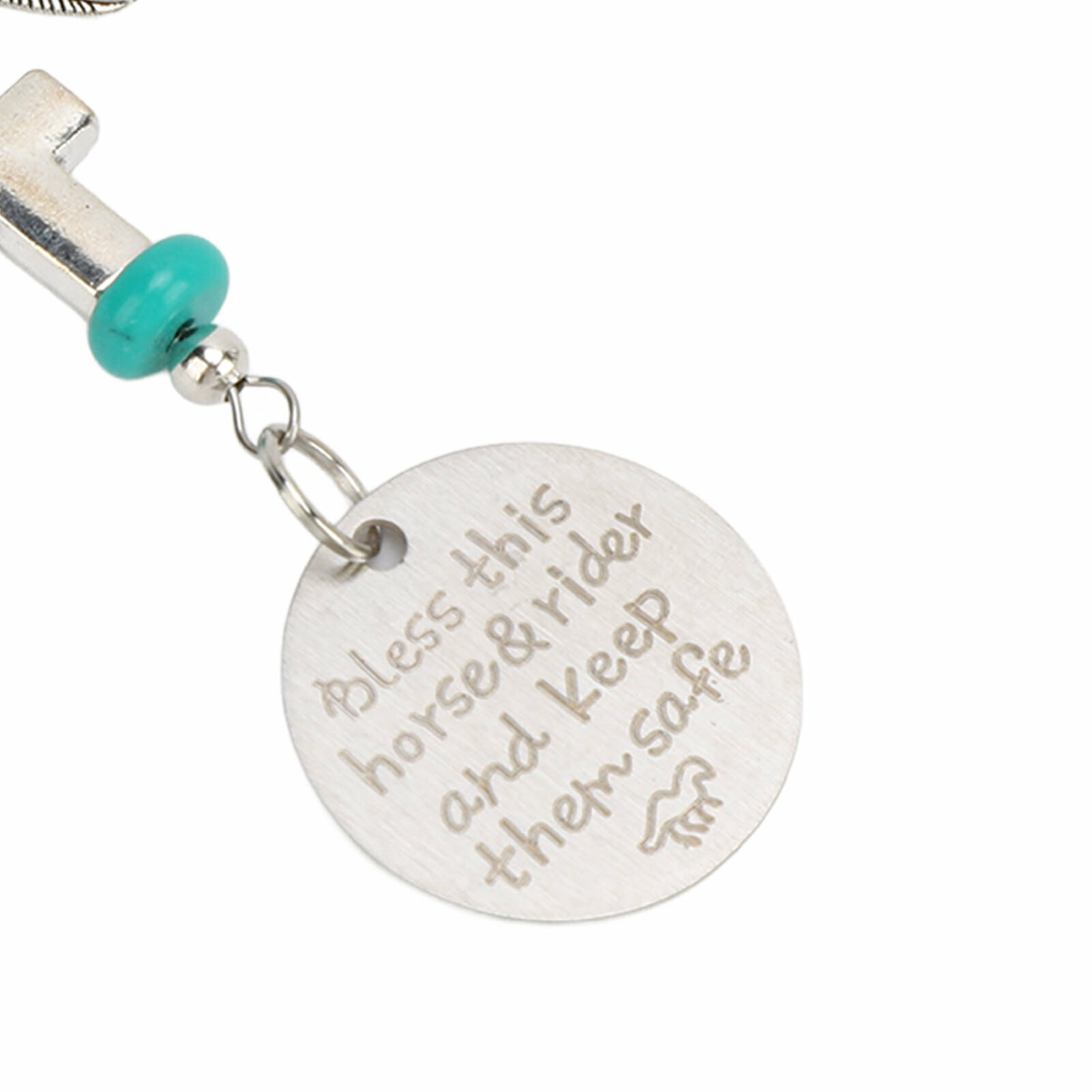 Седло для лошади и зажим для уздечки, металлическая ретро-подвеска для седла, подвесное украшение, шнур для любителя верховой езды