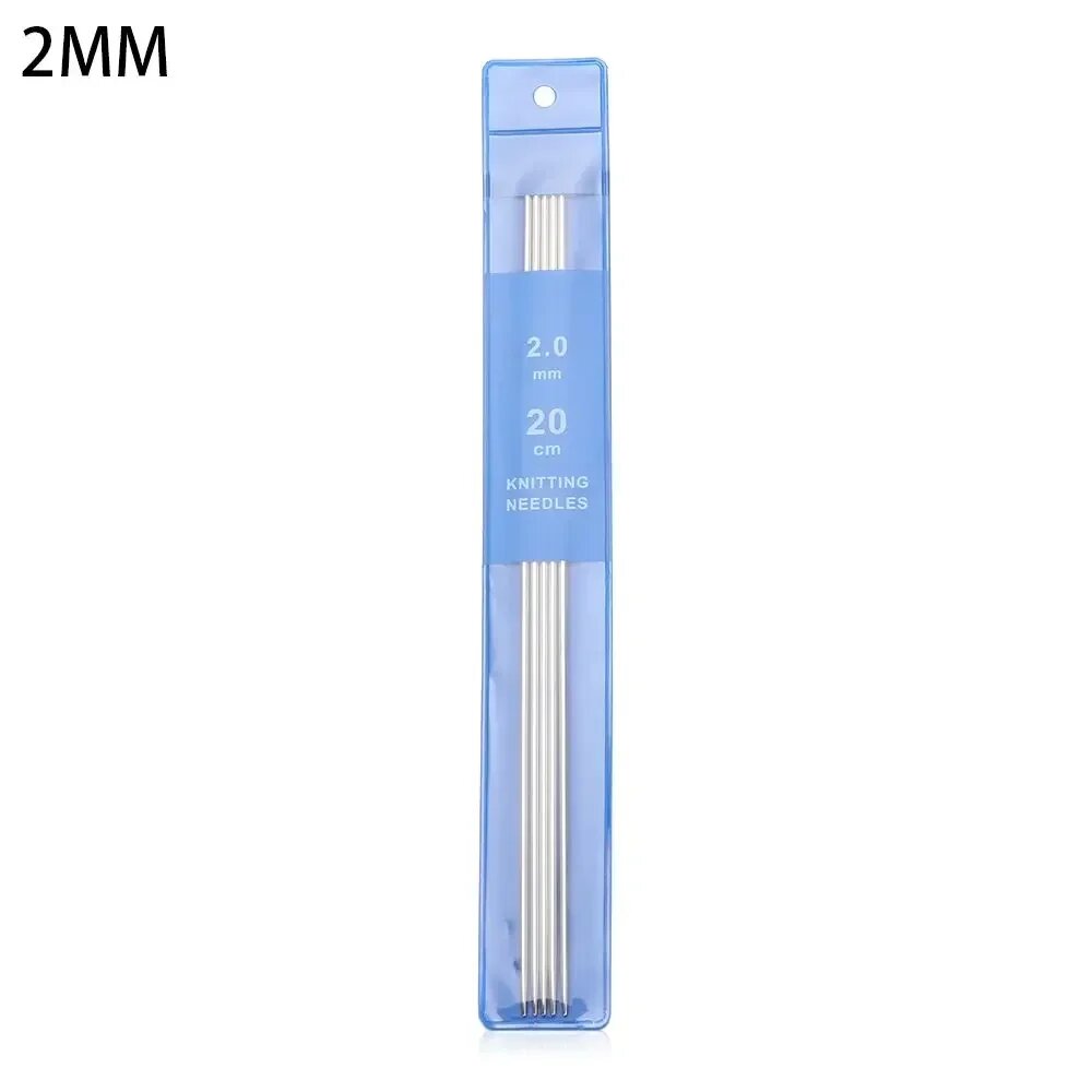 Спицы прямые 2.0 мм, 20 см, стальные