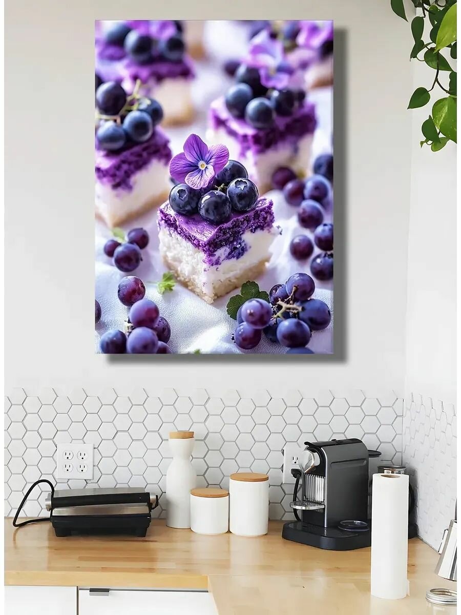 Картина "Ягодный рай", галерейная 30х40см 1шт.