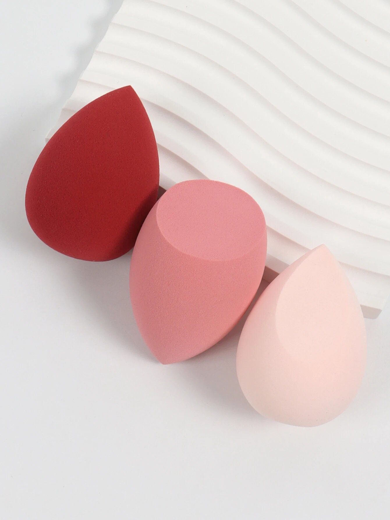 Пуховые спонжи для макияжа Make-Up Eggs 3-5-10-15-20-30-50 шт. 3Pcs