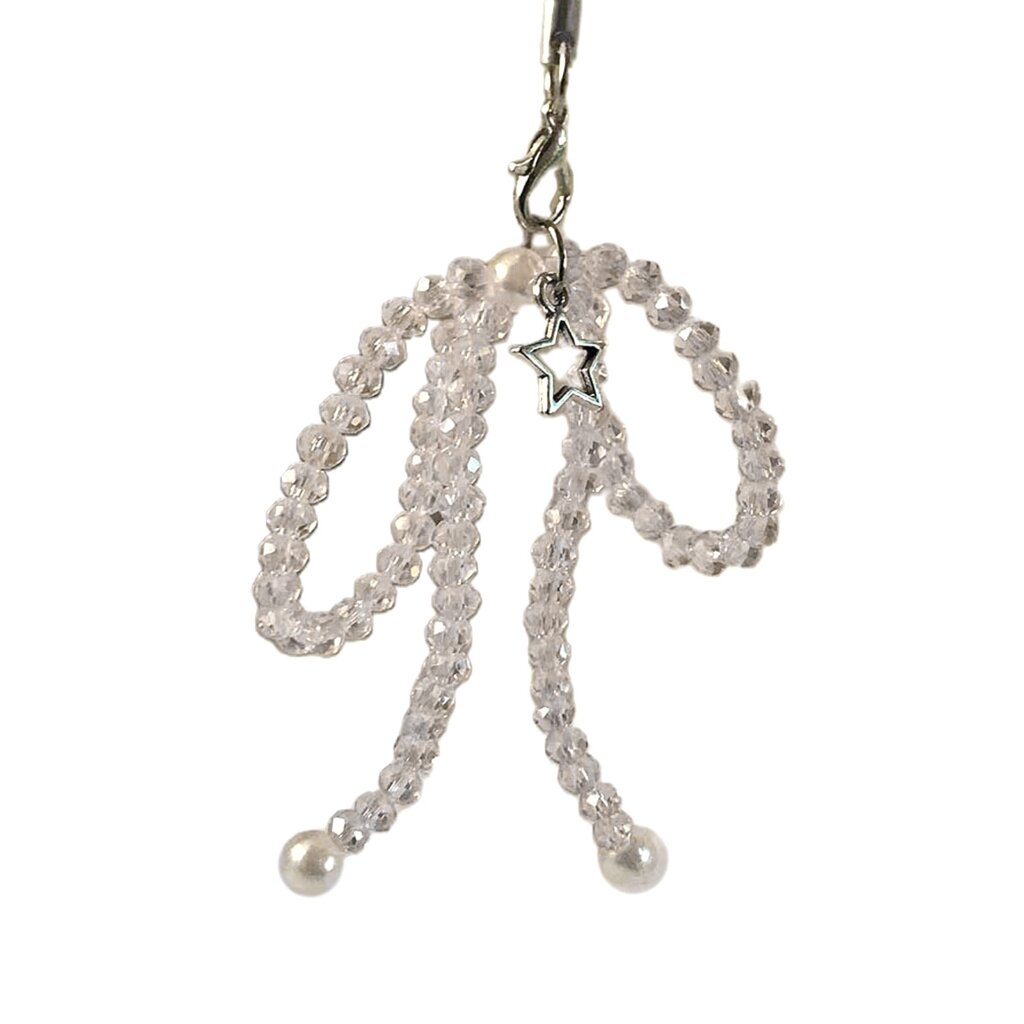 Стиль Y2K Бант Звезда Цепочка для телефона Бисерная нить для чехла Подарок для девушек Модный аксессуар
