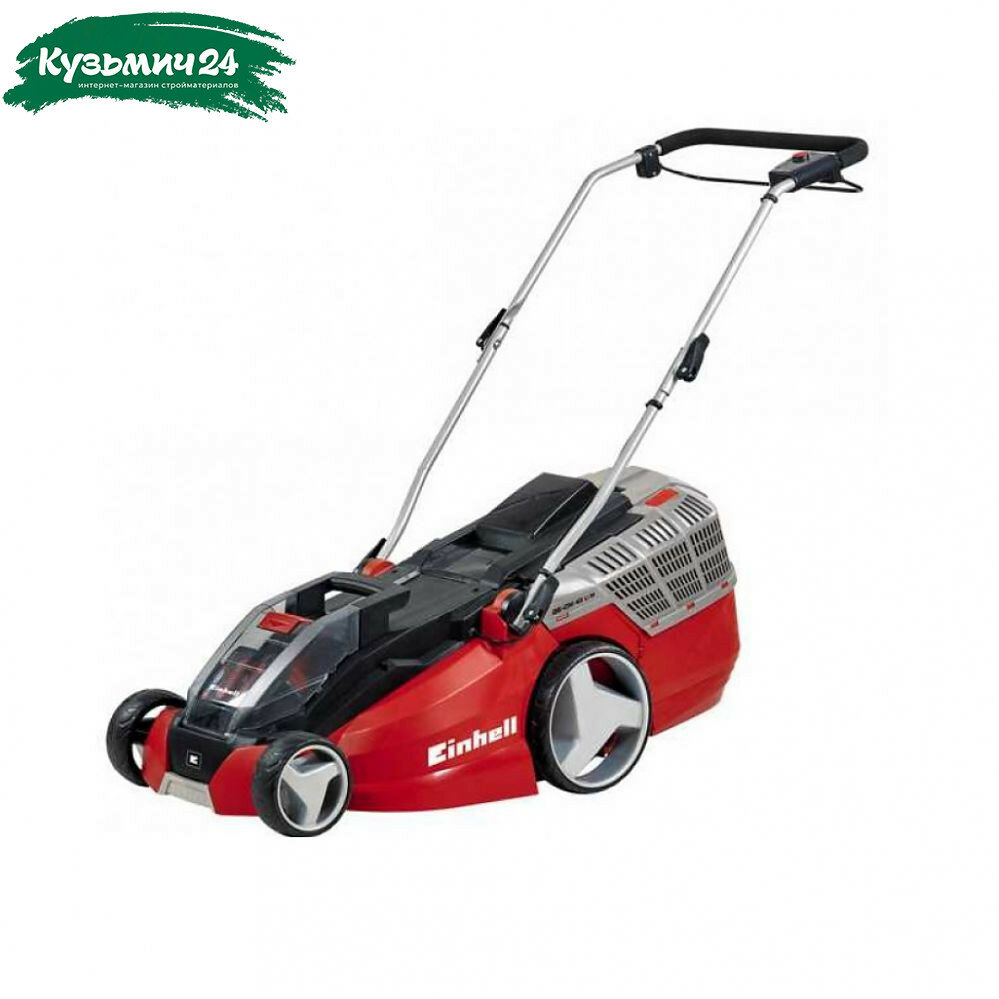 Газонокосилка аккумуляторная Einhell PXC GE-CM 43 Li M, 18 В, 2 аккумулятора 4.0 Ah, зарядное устройство, 3413130, 1 шт