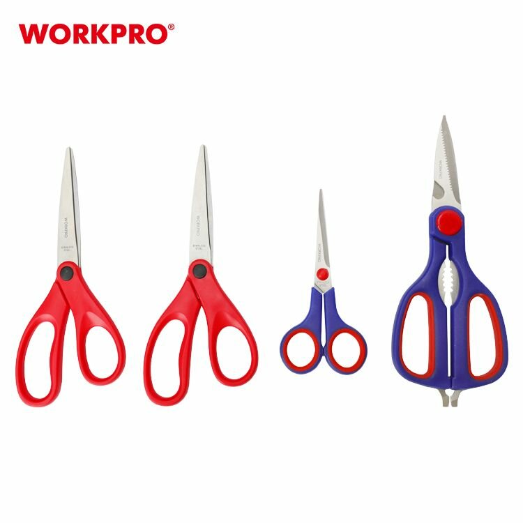 Набор ножниц 4шт WORKPRO — фото 1