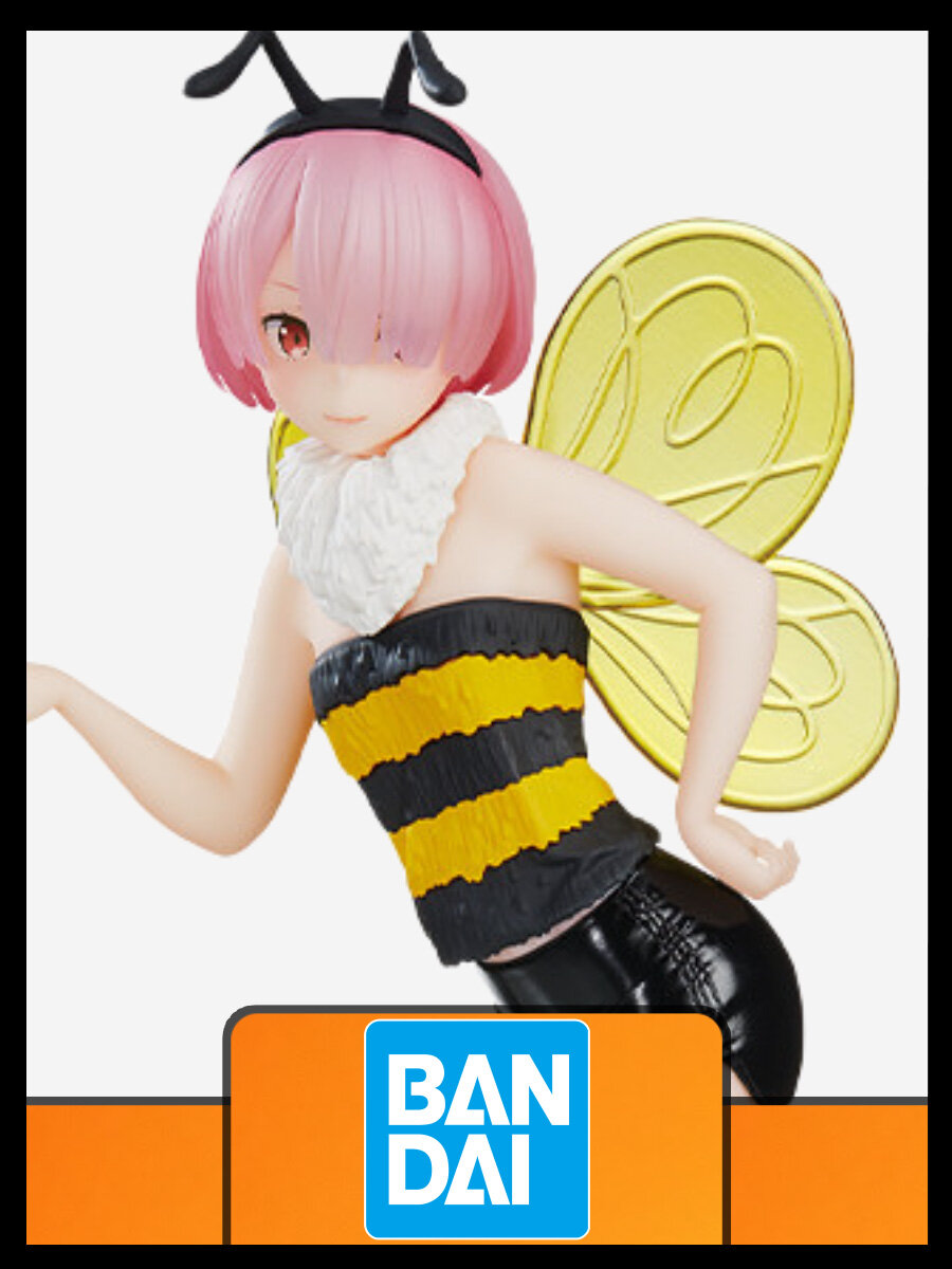 Оригинальная фигурка Ram от Bandai Spirits из аниме Re: Zero / Рам «Жизнь в альтернативном мире с нуля» 22 см