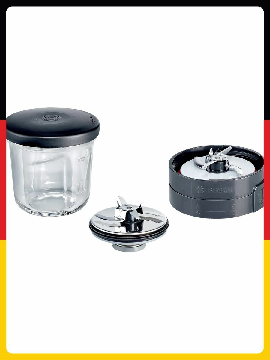 Кухонный комбайн Bosch Household MUZ45XCG1 прозрачный, черный